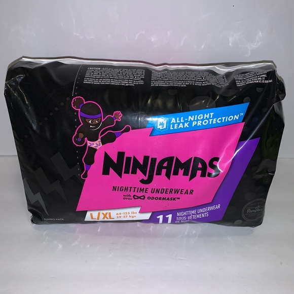NINJAMAS | Accessories | Ninjamas Jumbo Pack Girls Lxl 1 Count | Poshmark